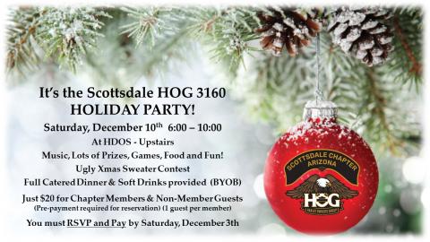 Scottsdale HOG 3160 HOLIDAY PARTY! | Scottsdale AZ Chapter #3160 ...